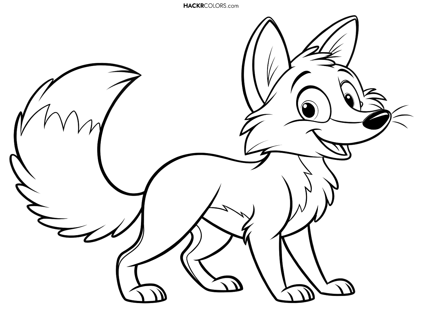 Fun Facts About Coyotes Free Unique Printable Coloring Pages For Kids